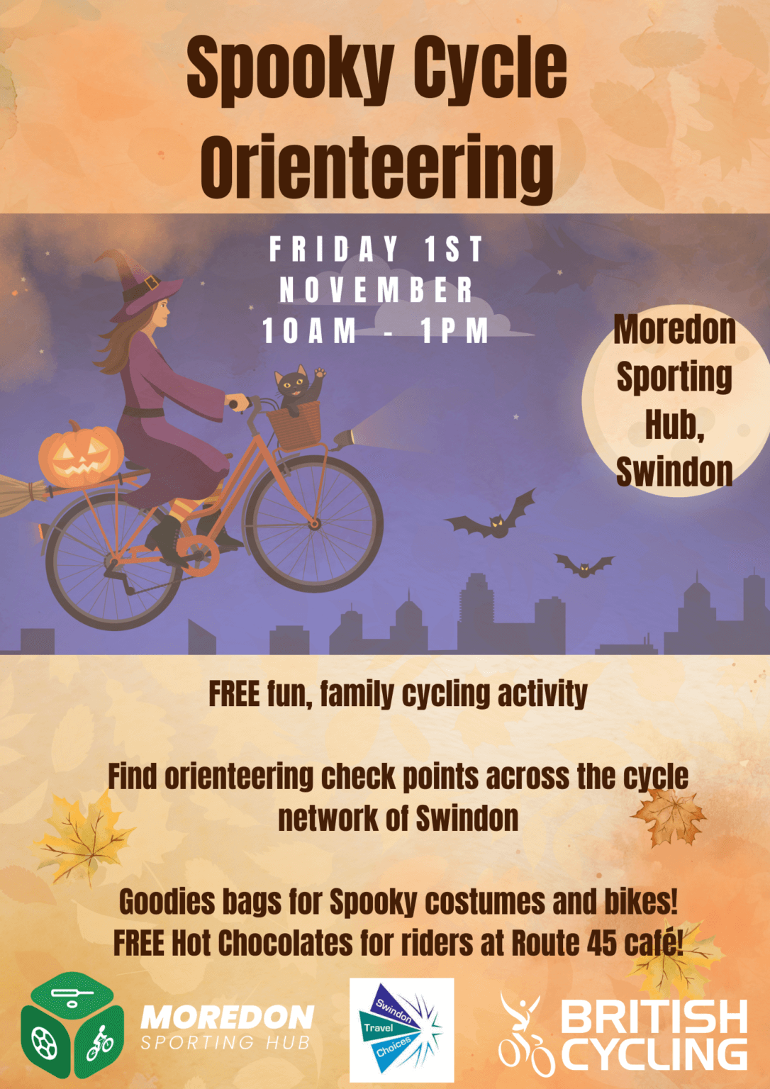 Spooky cycle orienteering | Swindon Travel Choices